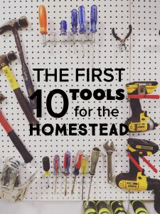 The First 10 Tools Every Homesteader Should Have